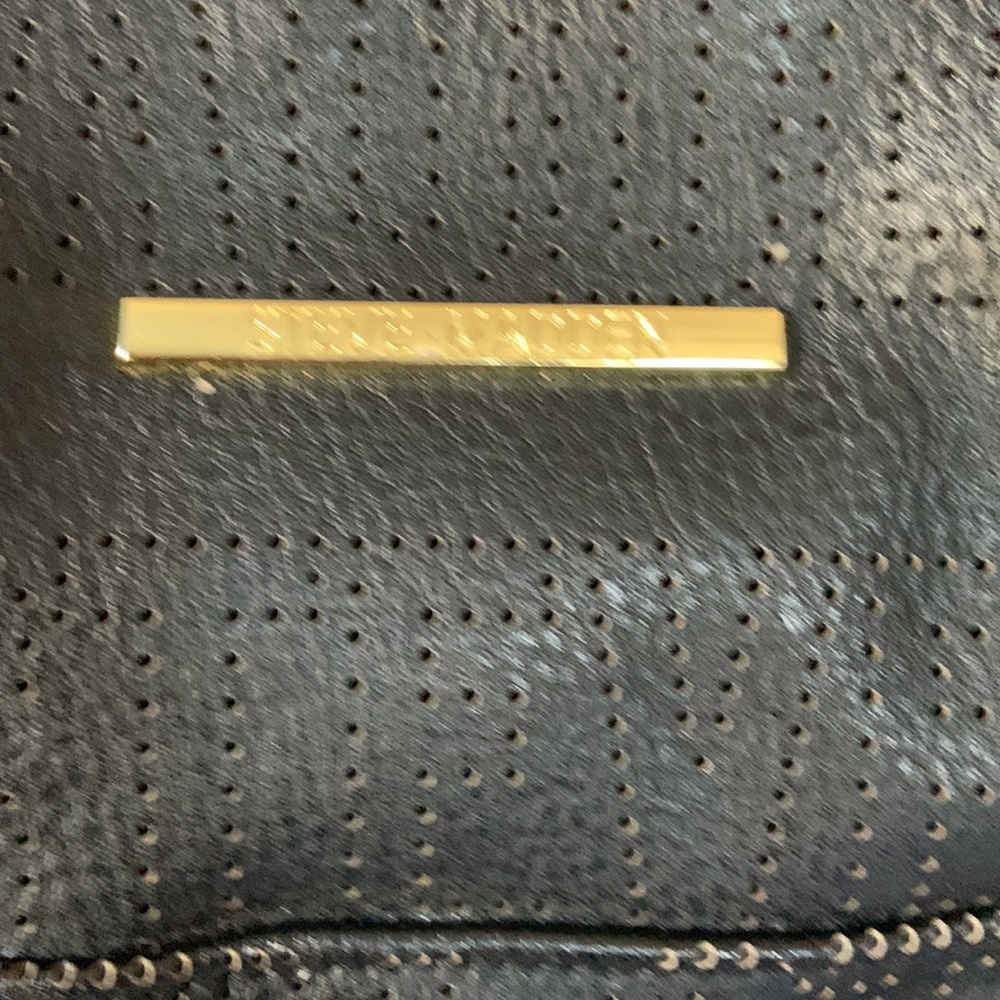 Steve Madden Signature Logo Backpack Black Leather Lo… - Gem
